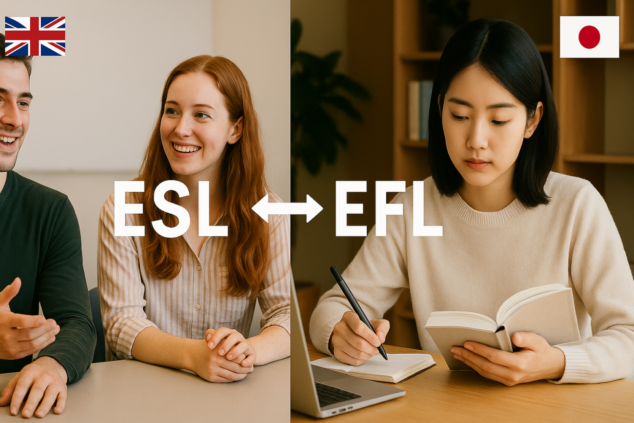 英語学習に悩む人必見！ESL/EFLの違いを知って自分に合った学び方を見つけよう | ビズイングリッシュコーチ Biz English Coach